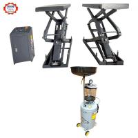China 110mm Min Height CE 3.5T Super-Thin Scissor Car Lifter 380V 2.2kw for Smooth Vehicle Lifting for sale
