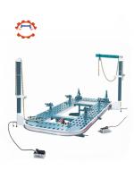China Car Frame Straightening Machine 2500kg Capacity 550CM Bench Height 10T Tension for sale