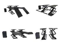 China 110mm Min Height 4.0t Capacity Heavy Duty Twin Scissor Car Lift for Auto Maintenance for sale