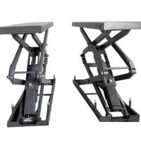 China 3.5 Ton Portable Mid Rise Scissor Lift 110-1850mm Height for Garage Auto Maintenance for sale
