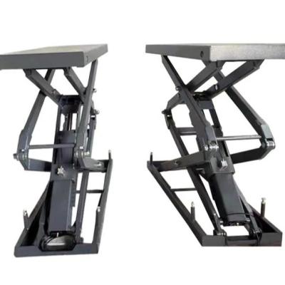 China 3.5 Ton Portable Mid Rise Scissor Lift 110-1850mm Height for Garage Auto Maintenance for sale