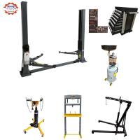 China Low Ceiling 4.0T Double Cylinder Hydraulic Lift Two Post Design for Limited Space for sale