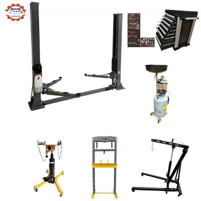 China Low Ceiling 4.0T Double Cylinder Hydraulic Lift Two Post Design for Limited Space for sale