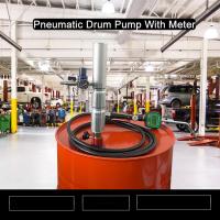 China Portable Electric Drum Pump 120cm x 30cm with Flow Meter Oil Gun for Diesel Gasoline Chemical Liquid for sale