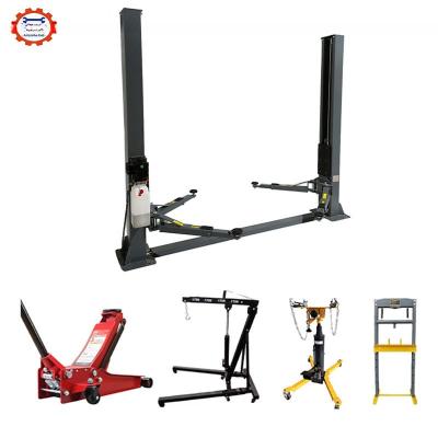 China 4000 kg Capacity Base Plate 2 Post Lift Double Cylinder Hydraulic Release for sale