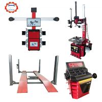 China 6000kg Four Post Hydraulic Garage Lift 1700mm Lifting Height for Wheel Alignment for sale