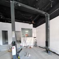 China 4000kg Double Cylinder Hydraulic Lift 110-1850mm Lifting Height 220V/380V Industrial Scissor Lift Table for sale