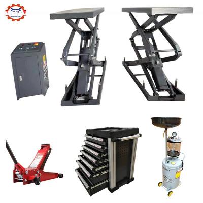 China 3.5 Ton Surface Mounted Hydraulic Scissor Lift 380V 2.2kw for Auto Repair for sale
