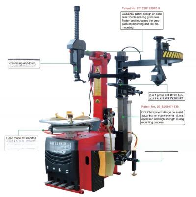 China Electric Tire Changer 750W-1100W CE Approved Max Wheel Diameter 1000mm for sale