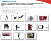 China Max. Wheel Diameter 1000mm C233SE Custom Full Automatic Leverless Tire Changer Machine for sale