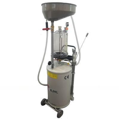 China Red 80L Engine Garage Mobile Waste Oil Suction Drainer Container Ce And Extractor for sale