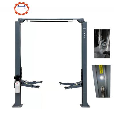 China Double Cylinder Hydraulic Lift 4.0T 2 Post Clearfloor Electrical Release AA-2PCF40E for sale