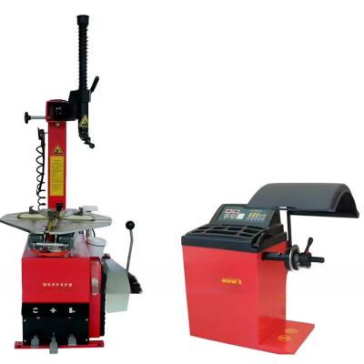 China Coseng Tire Changer and Wheel Balancer Combo Inside Clamping 12-24 Inch 260mm Width 8-10bar for sale