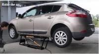 China Double Cylinder Hydraulic Lift 3500kg Portable Quick Lift Car Jack CE Certified for sale