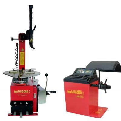 China 12-24 Inch Inside Clamping Manual Tire Changer and Balancer Combo 110V 220V for Car for sale