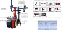 China 12-24 Inch Inside Clamping Manual Tire Changer and Balancer Combo 110V 220V for Car for sale