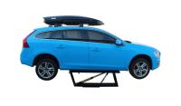 China Portable Hydraulic Scissor Car Lift 5000lbs Capacity Movable Auto Hoist for Garage Use for sale