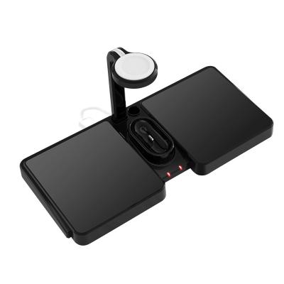 China Fast Charging 3 In 1 Wireless Charger Multi Function Wireless Charger With USB Port for sale