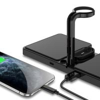 China 6in1 Multi Function Pen Holder Wireless Charger Fast Charging For Apple for sale