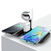 China Multipurpose 6 In 1 Wireless Charger Dock Station Phones For Airpords for sale