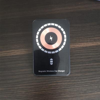 China 2022 Tecnologia Tech New Releases Product Transparent Magnetic Wireless Car Charger For Iphone for sale