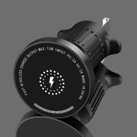 China New Arrival Magnet Magnetic Car Charger Wireless Phone Holder Magnet Magnetic 15W Fast Car Wireless Charger For phone for sale