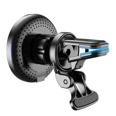 China Magnetic 15W 5W Car Mount Wireless Charger Air Vent For IPhone 12 for sale