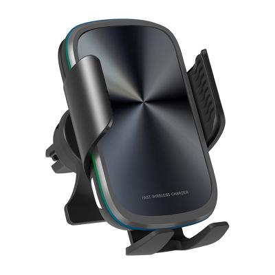 China 108*65*21mm Auto Clamping Wireless Charger Air Vent Phone Holder for sale