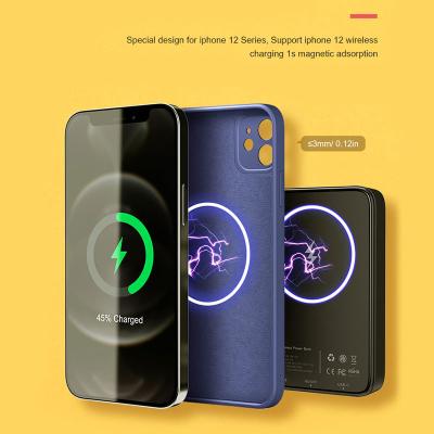 China 5000mAh 18W PD QC3.0 Fast Charging 15W Magnetic Wireless Portable Power Bank for sale