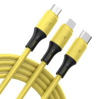 China Soft Liquid Silicone Length 1.2m Colorful USB Cable Blue Red Yellow for sale