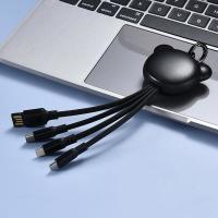 China Custom Length 16cm Multiple USB Charger Cable Universal Keychain for sale