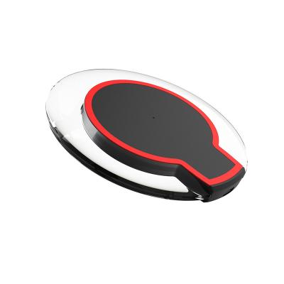 China 5W Qi Standard PMMA Crystal Wireless Charger Gift With LED Light for sale