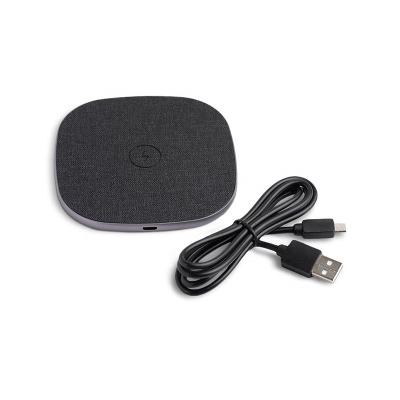 China Custom Safe 7.5W Leather Wireless Charging Pad For Mobile Phone for sale