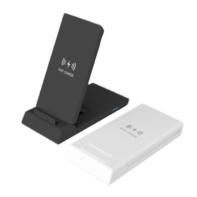 China ABS PU Qi Standard Desktop Wireless Charger Response Long Distance for sale
