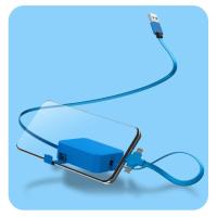 China OD 3.0mm length 100cm Fast Charging USB Cables 3 In 1 Data Cable for sale