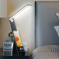 China 15w Fast 5 In 1 Custom Wireless Charger Desk Lamp With Phone Charger for sale