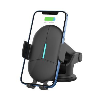 China QC3.0 Car Mount Wireless Charger Multi Function Phone Holder for sale