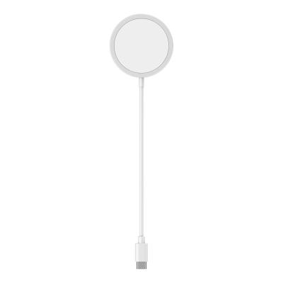 China Type C Flat Magsafe Wireless Charger Charging Pad Compatible Iphone 13 for sale