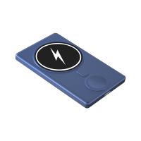 China 3 In 1 Power Bank 5000mah Qi Portable Wireless Charger For Iwatch for sale