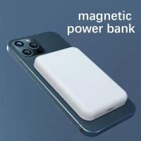 China 112mm Thickness Portable Wireless Chargers 10W Magnetic Power Bank for sale