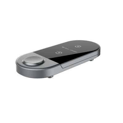 China 15W Phone Holder Wireless Charger 3 in 1 Folding Fast Charging for sale