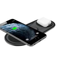 China 3 In 1 Qi Certified Desktop Wireless Charger For Apple Watch Series SE for sale