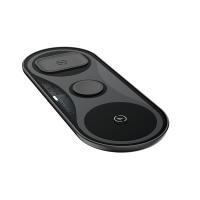 China 3 In 1 10W Foldable Wireless Charger Wireless Charging Distance 5mm for sale