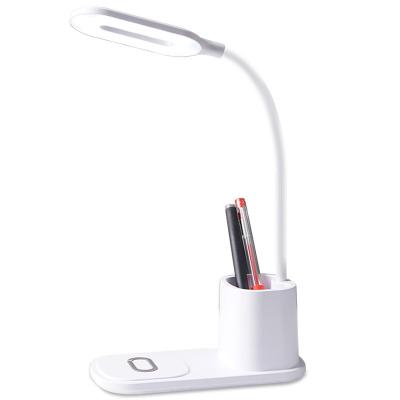 China QI 10W LED Lamp Wireless Charger With adjustable 3 Color Modes for sale