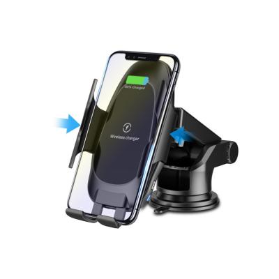 China 360 Rotation 10W Car Mount Wireless Charger Cell Phone Mount Charger for sale