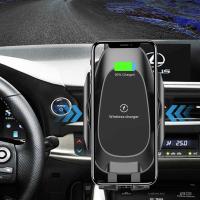 China Auto Clamping Car Mount Wireless Charger For Android Mobile Phones for sale