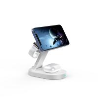 China 3 In 1 Folding 15W Magnetic Wireless Charger Dock For Iphone12 for sale