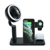 China 110KHz Multifunction Wireless Charger Stand PC ABS 9V 2A With Fan for sale