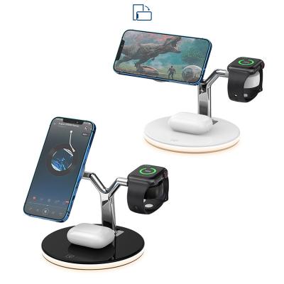 China 15W Magnet Qi Wireless Charger Plastic Electroplating 6mm For I Phone for sale