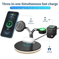 China Plastic Electroplating Qi Magnetic Charger Magnet 15W 6mm For Apple for sale